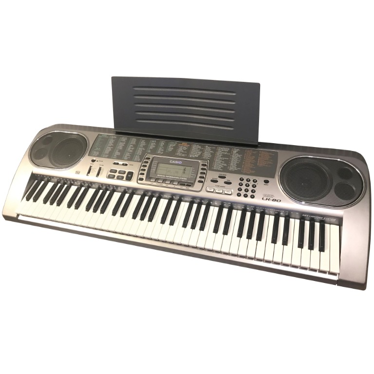 Casio LK-80 Key Lighting Keyboard 電子琴, 興趣及遊戲, 音樂、樂器 & 配件, 樂器 - Carousell