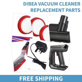 Dibea D18 / H008 / F20 Max Vacuum Cleaner Replacement Parts / Adapter ...