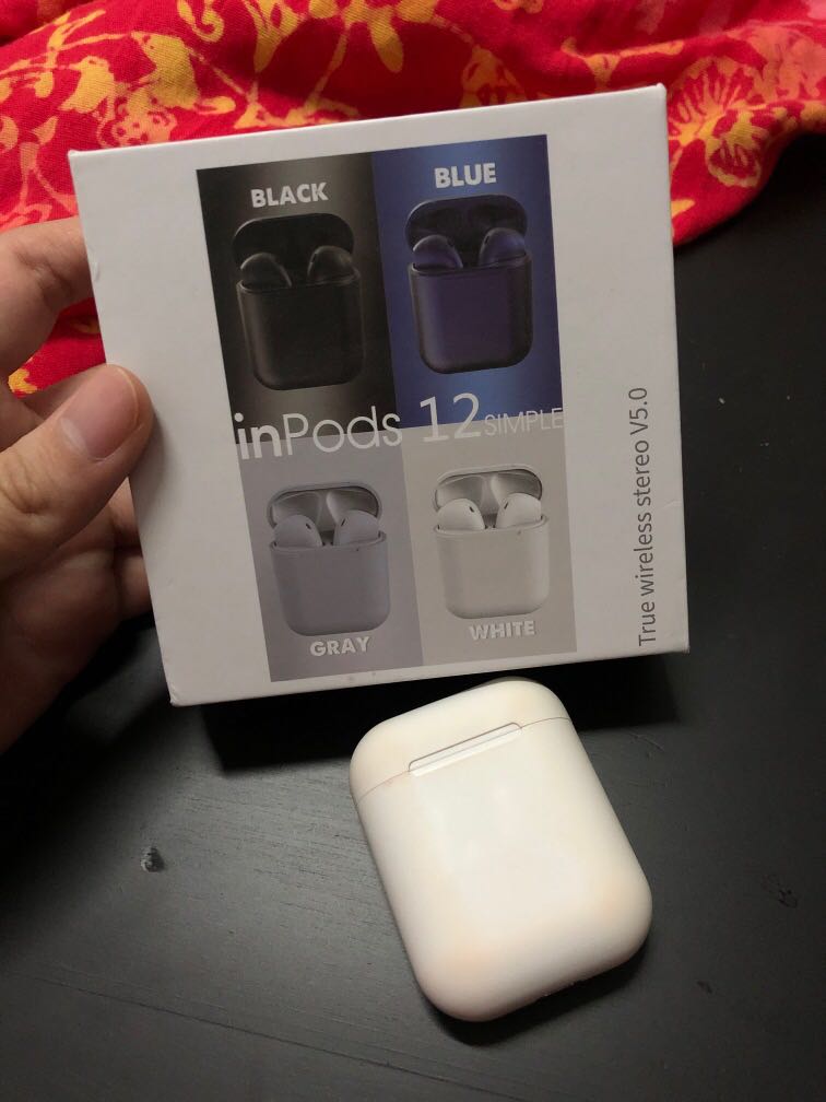 Earphone inpods 12 FULLSET, Telepon Seluler & Tablet, Aksesoris Tablet ...