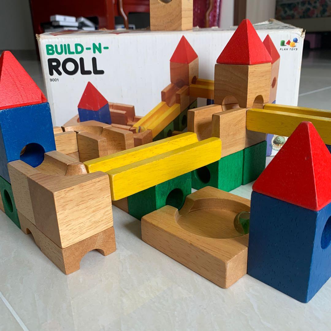 Educational Build-N-Roll Wooden Blocks, Hobbies & Toys, Toys & Games on ...