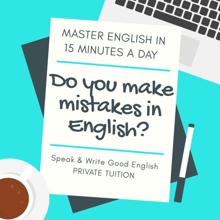 English Tuition for Adult ~ Native English Tutor Language Teacher ...