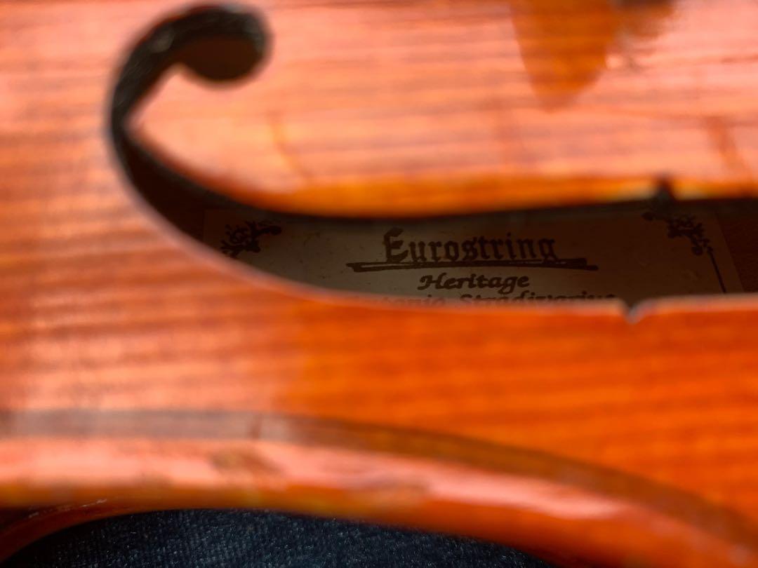 Eurostring violin model 300 3/4, Hobbies & Toys, Music & Media, Musical ...