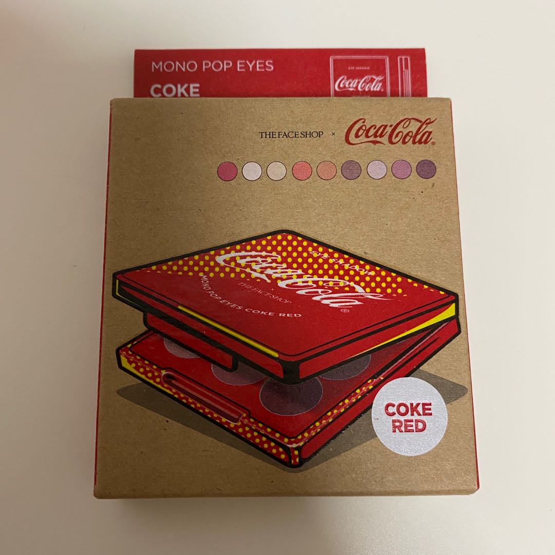 FACESHOP x Coca Cola Eye Shadow Palette, Beauty & Personal Care, Face ...
