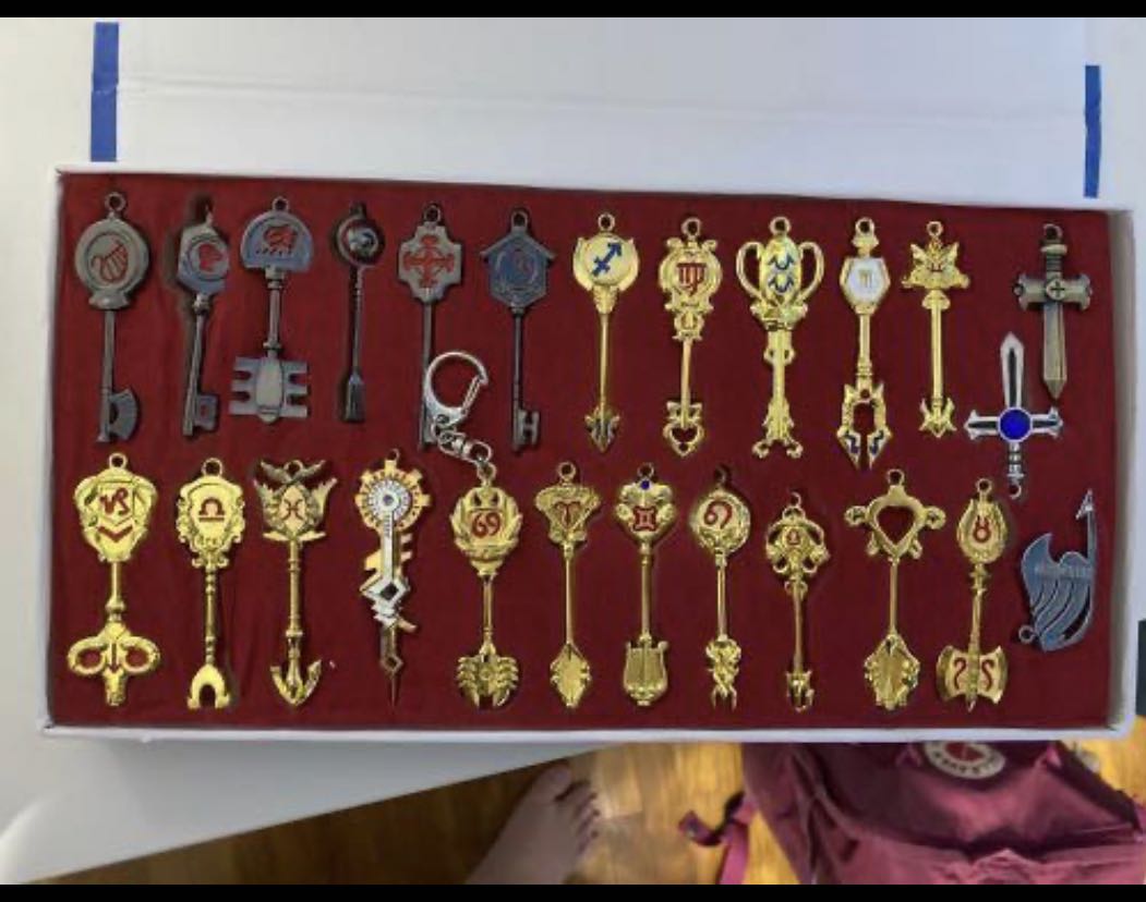 fairy tail lucy celestial keys, Hobbies & Toys, Occasions & Party ...