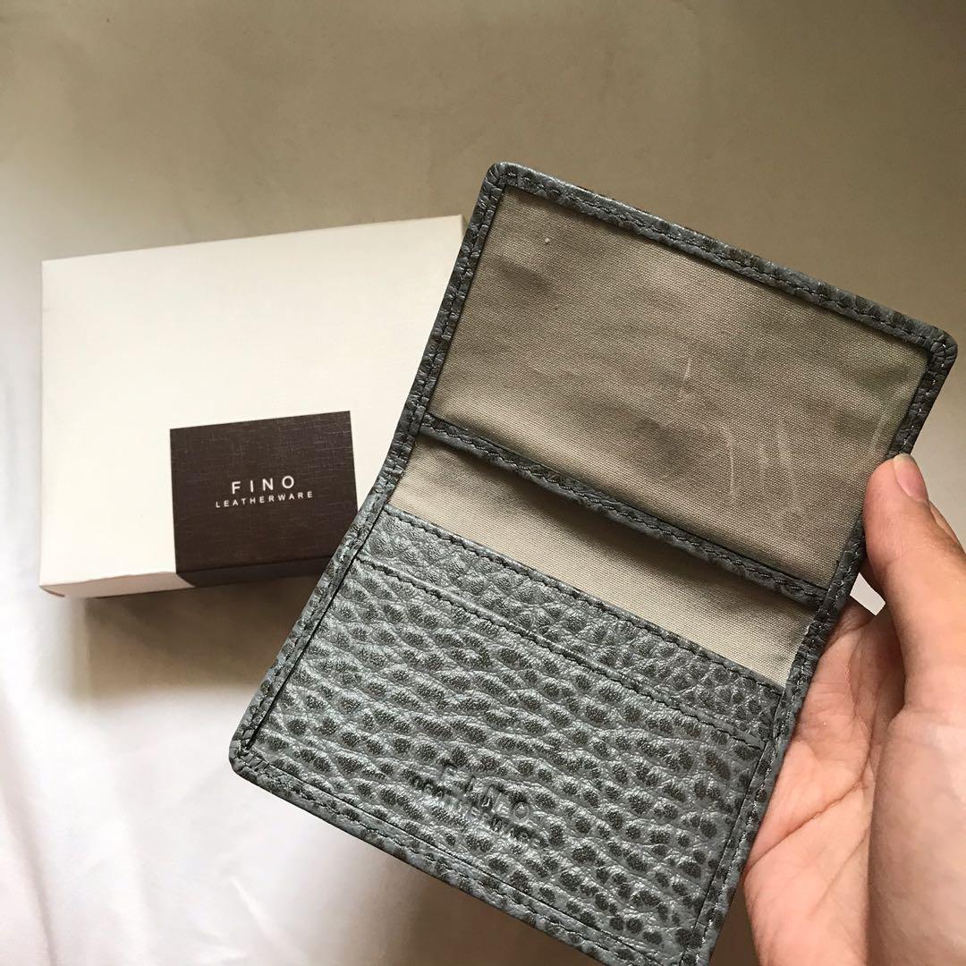 Fino Leatherware Bifold Card Holder, Luxury, Bags & Wallets on Carousell