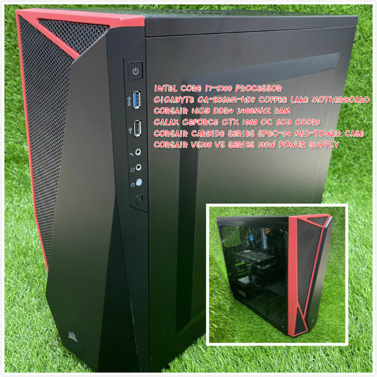 Gaming Pc Cyber Set, Computers & Tech, Desktops on Carousell