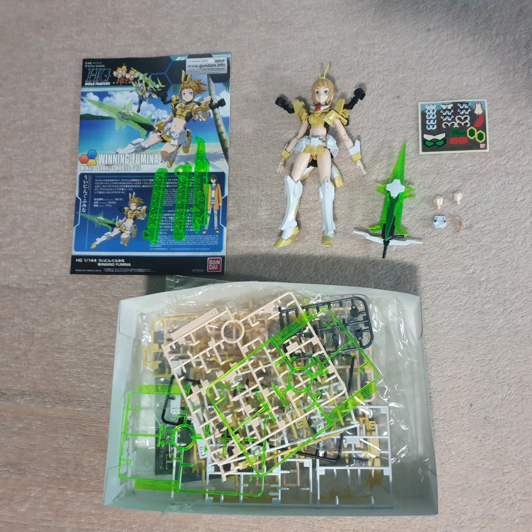 HGBF 1/144 Winning Fumina, Hobbies & Toys, Toys & Games on Carousell