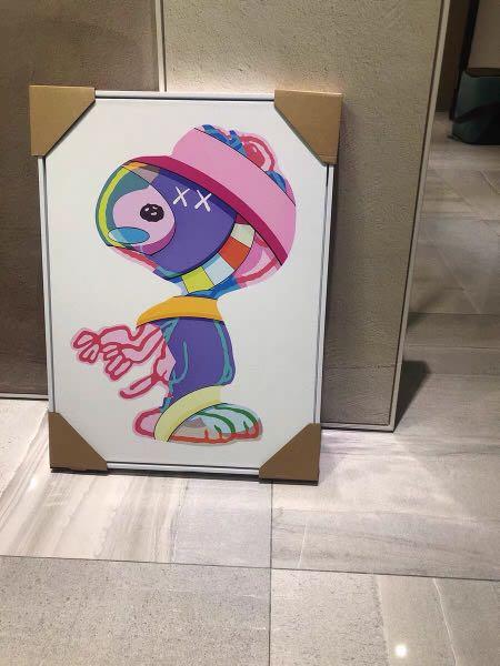 Kaws X Snoopy Wall Art Print Painting, Hobbies & Toys, Stationery ...