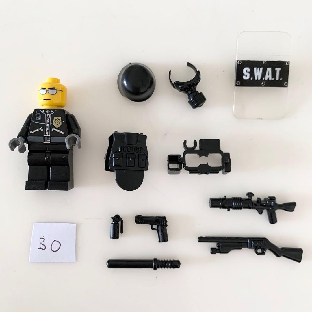LEGO SWAT Minifigurine, CUSTOM MADE #30, Toys & Games, Bricks ...