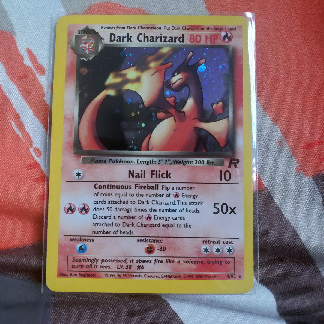 LP Dark Charizard Pokemon TCG, Hobbies & Toys, Toys & Games on Carousell