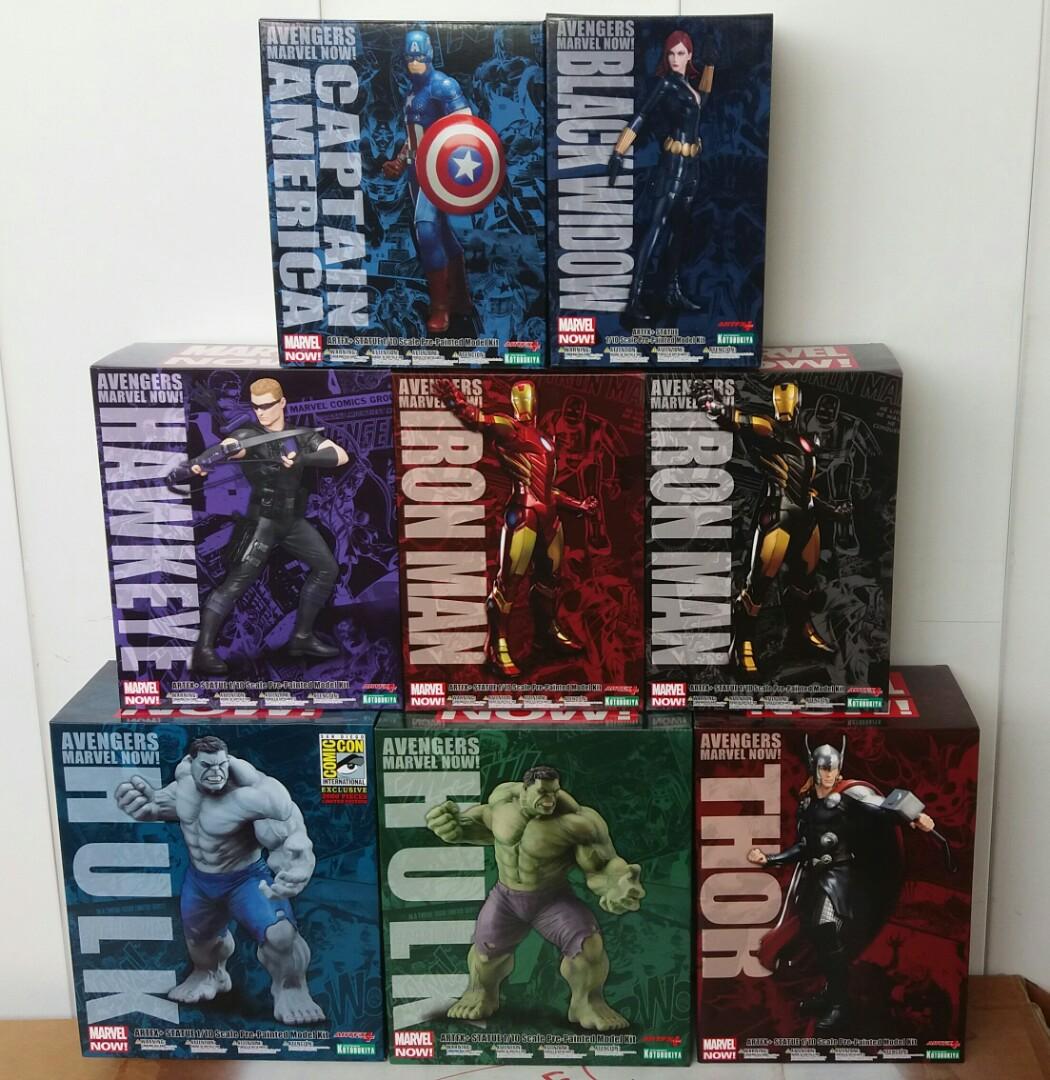 Marvel Now! Avengers Artfx+ Statue 1/10 Scale Pre-painted Model Kits ...
