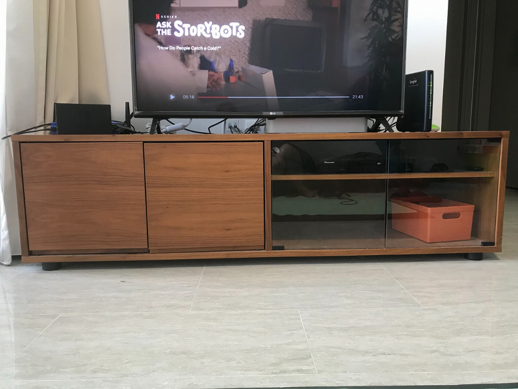 MUJI Customised Stacking Cabinet (TV cosole), Furniture, Shelves ...