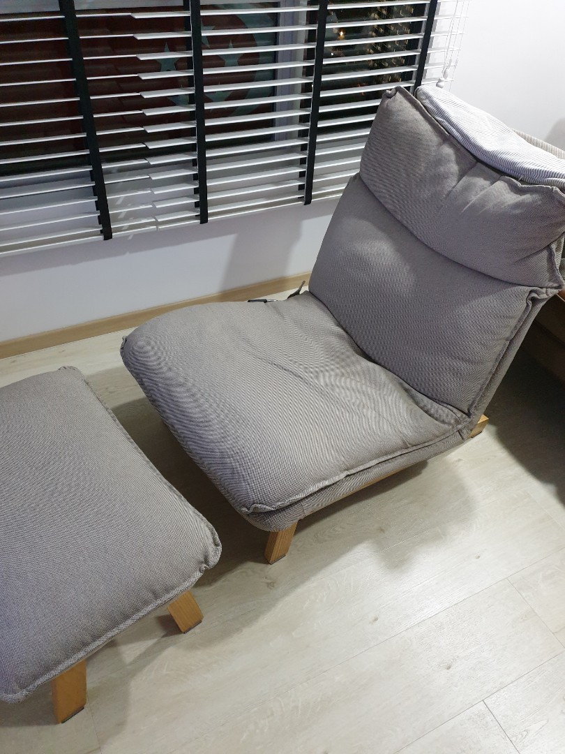 Muji inspired reclining chair, Furniture & Home Living, Furniture ...