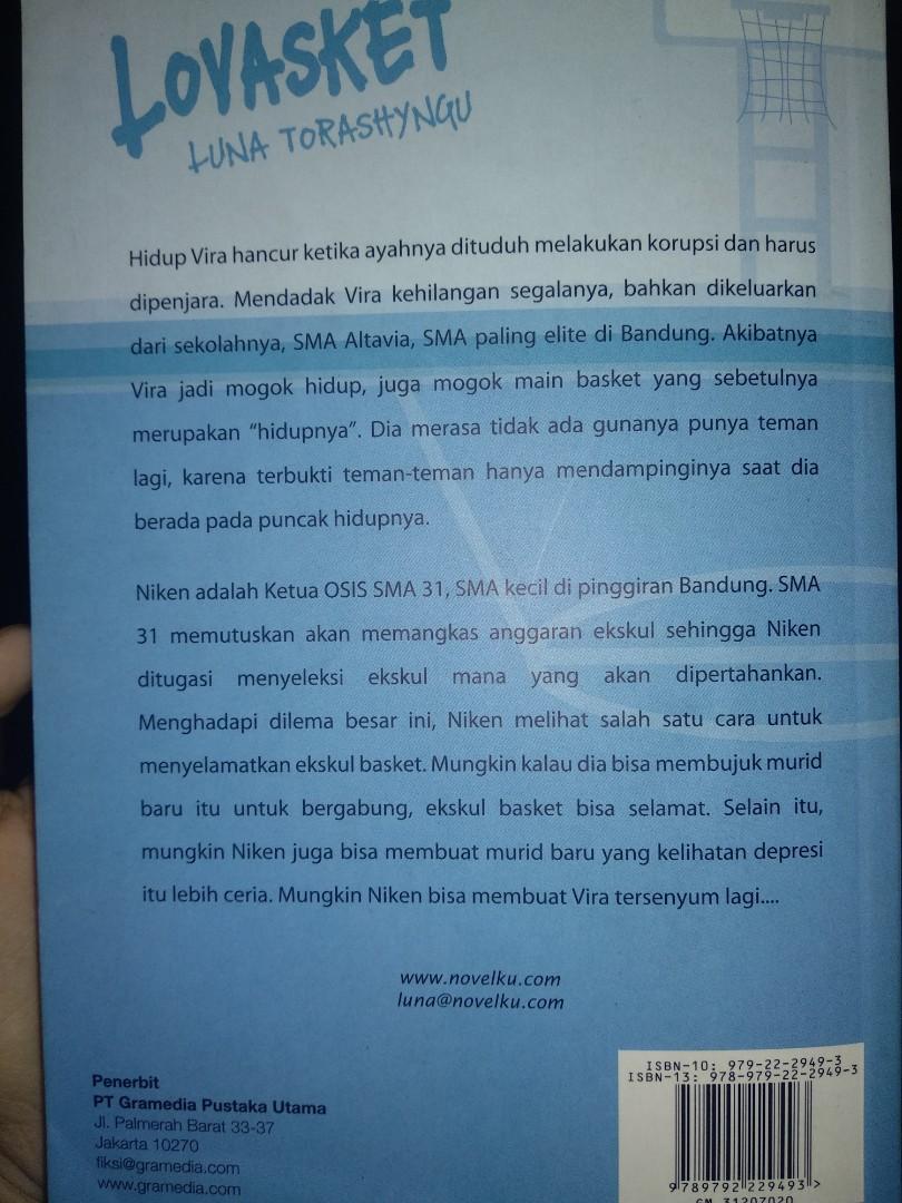 novel lovasket 1 dan 2 luna torashyngu on Carousell