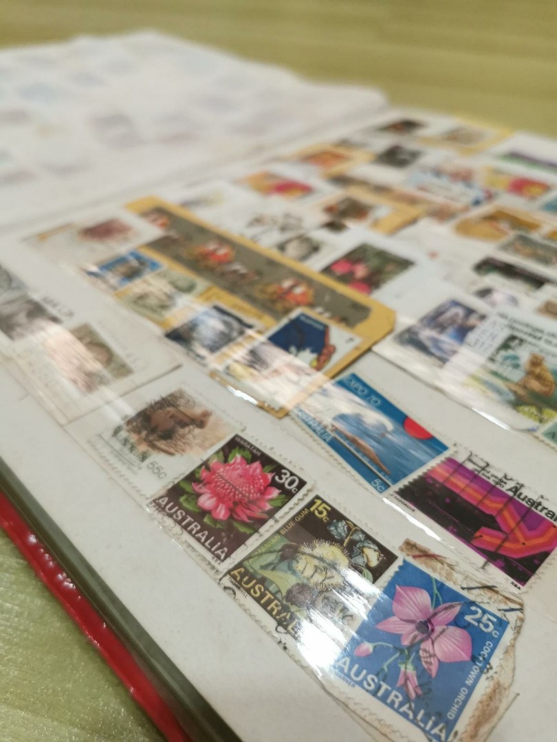 Old stamp book, Hobbies & Toys, Memorabilia & Collectibles, Stamps ...