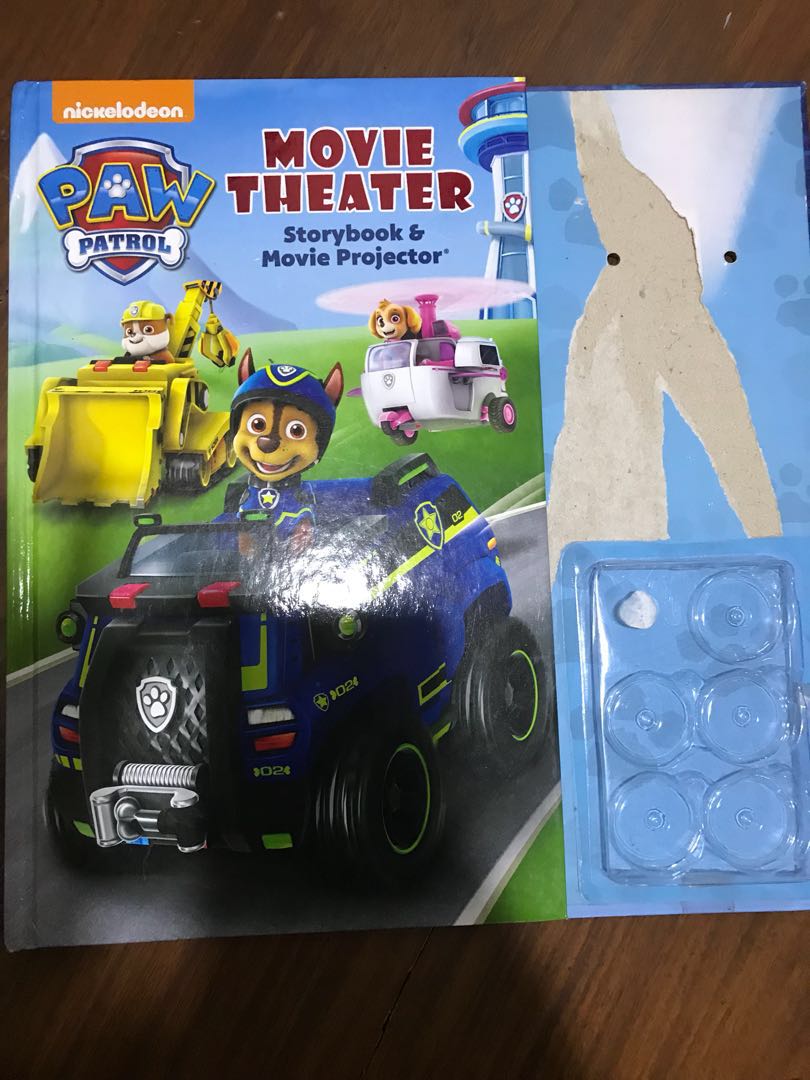 Paw patrol movie theater story book, Babies & Kids, Infant Playtime on ...