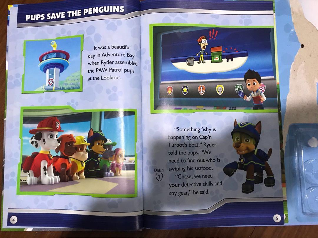 Paw patrol movie theater story book, Babies & Kids, Infant Playtime on ...