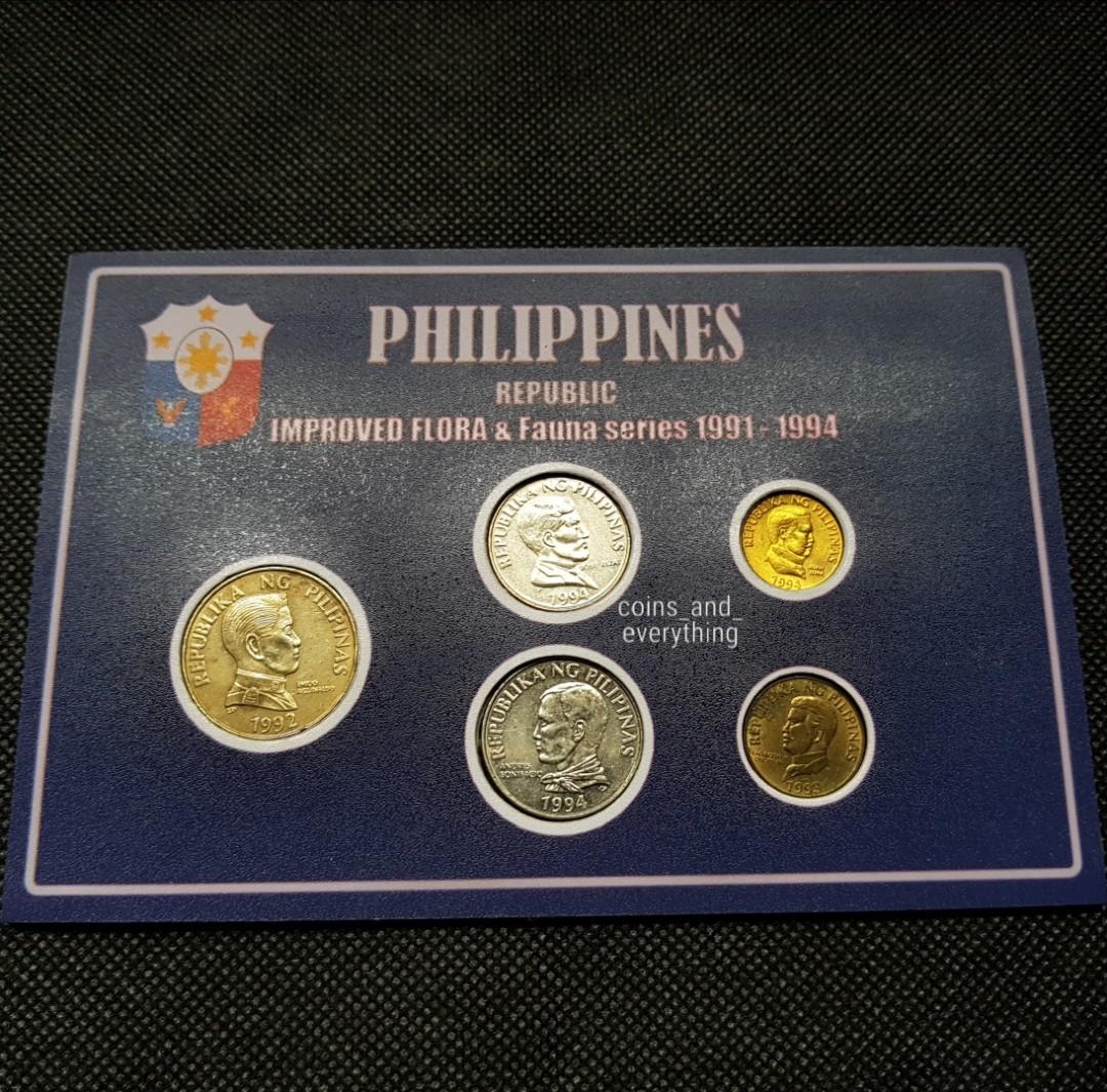 Philippine Coin Set - Improved Flora and Fauna Series, Hobbies & Toys ...