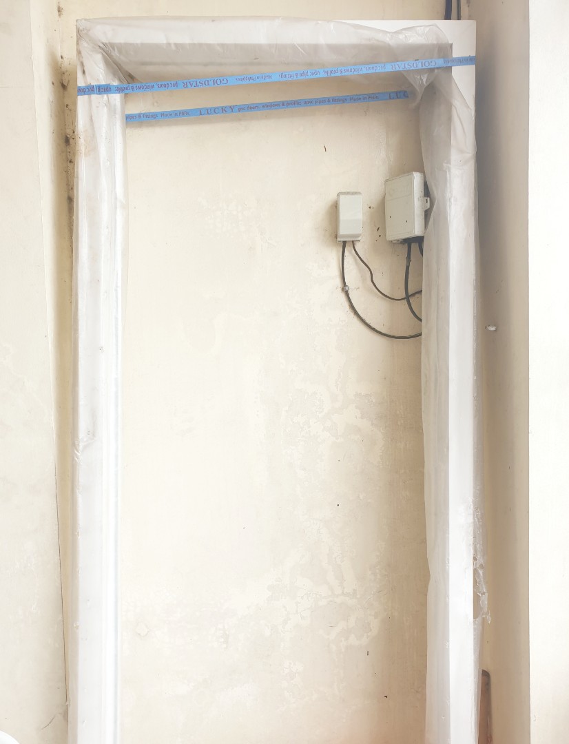 Pvc door frame (hamba), Furniture & Home Living, Home Decor, Frames ...