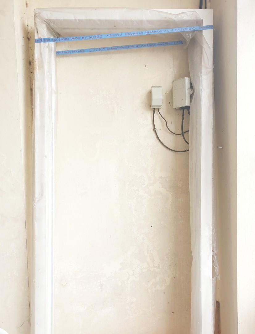 Pvc door frame (hamba), Furniture & Home Living, Home Decor, Frames ...