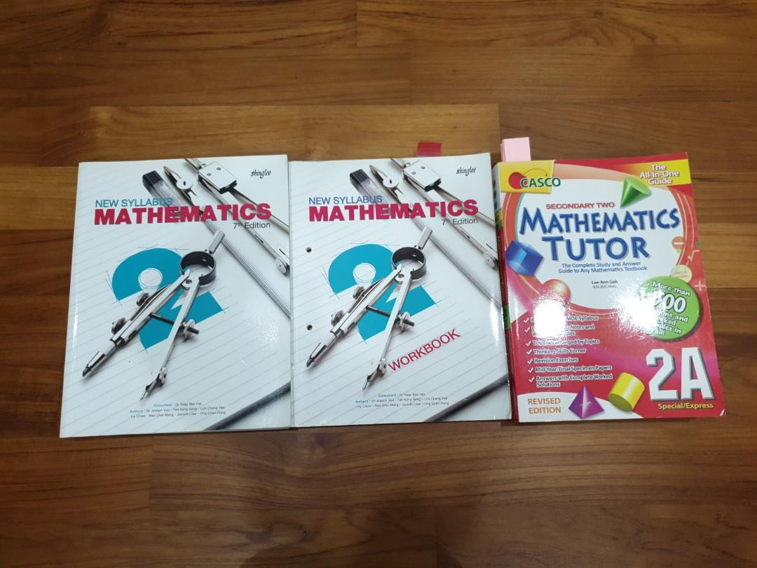 Secondary 2 Math Workbook/Exercise book, Hobbies & Toys, Books ...