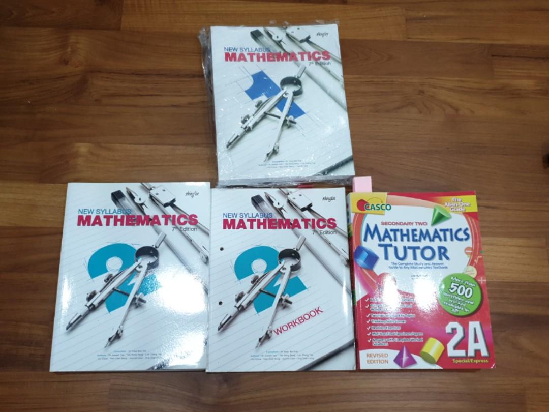 Secondary 2 Math Workbook/Exercise book, Hobbies & Toys, Books ...