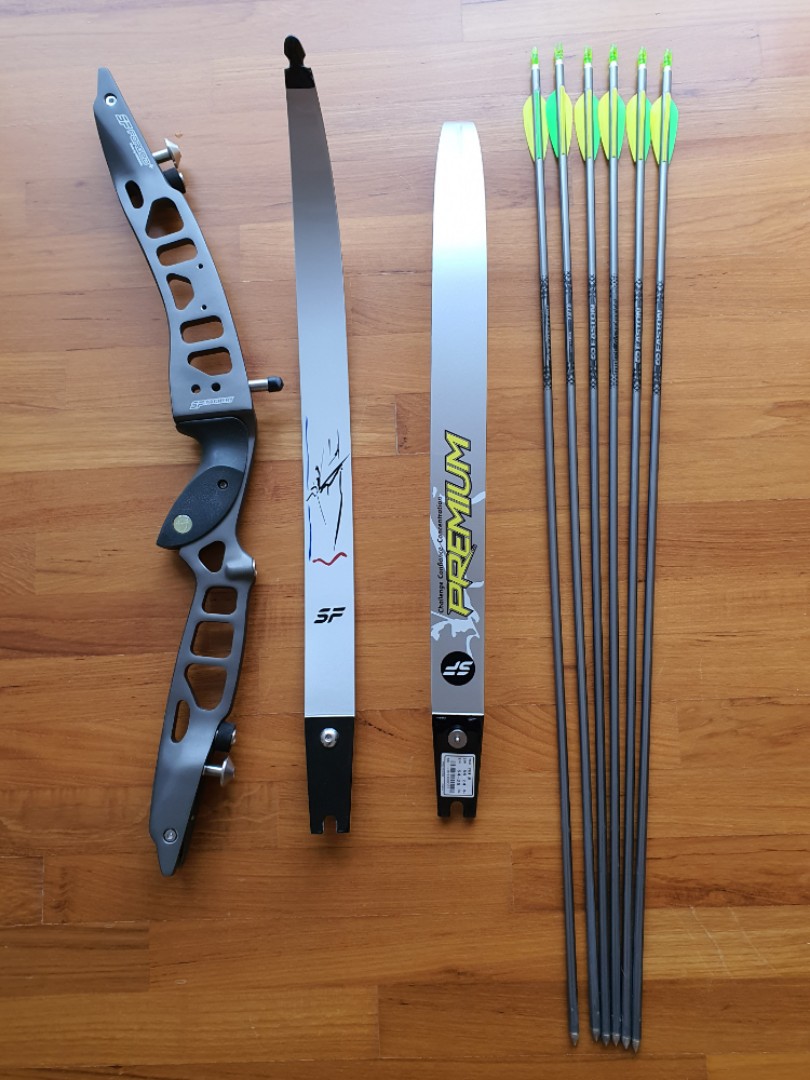 SF Forged Plus Riser, SF Premium Limbs, Easton XX75 Platinum Plus ...