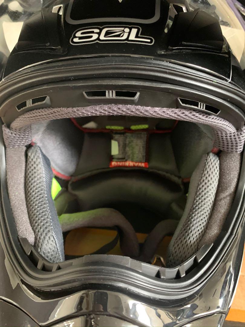 Sol SS-1 Dual Sport Helmet (Large - 59-60cm.), Motorbikes, Motorbike ...