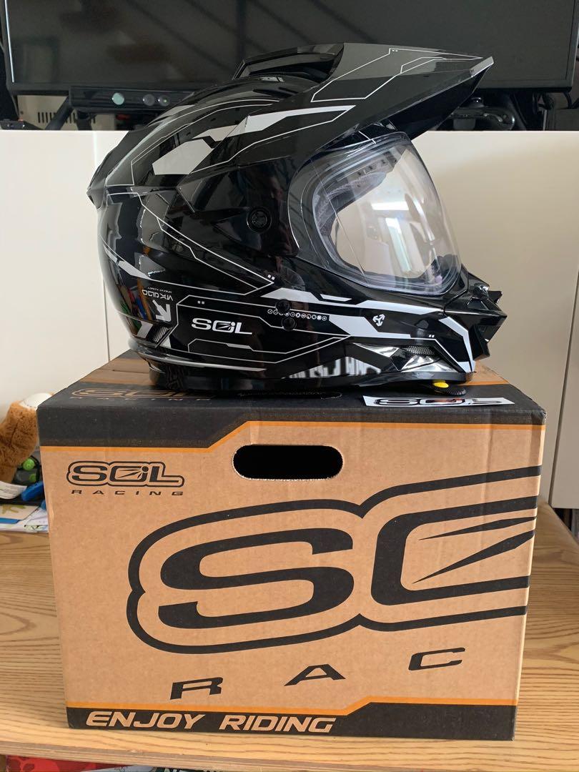 Sol SS-1 Dual Sport Helmet (Large - 59-60cm.), Motorbikes, Motorbike ...