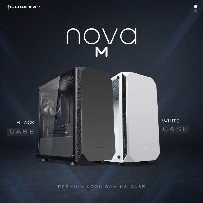 Tecware Nova M Micro-ATX Casing (Black / White), Computers & Tech ...