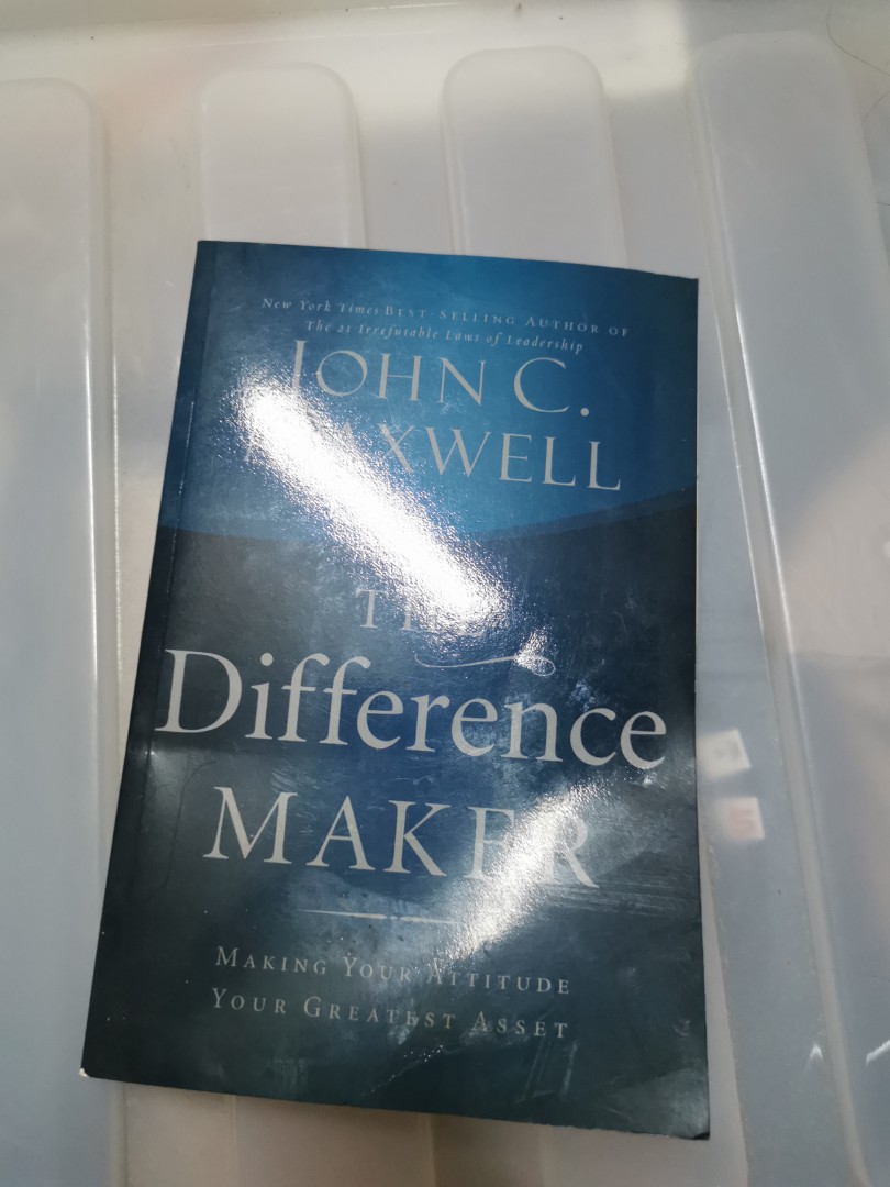The Difference Maker by John Maxwell, Hobbies & Toys, Books & Magazines ...