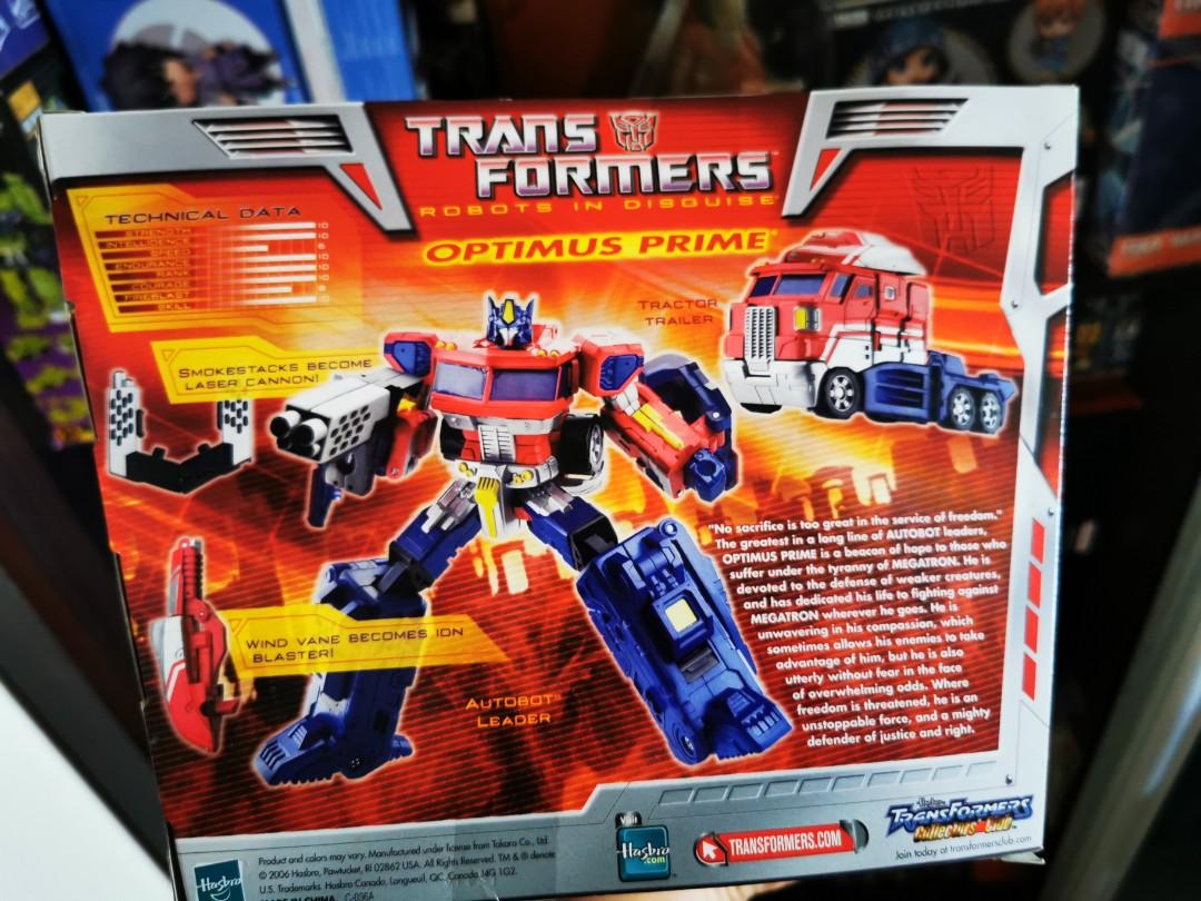 Transformers rid optimus prime, Hobbies & Toys, Toys & Games on Carousell