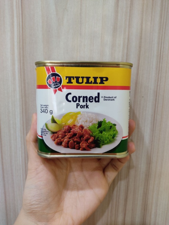 Tulip Corned Pork (340g), Food & Drinks, Local Eats on Carousell