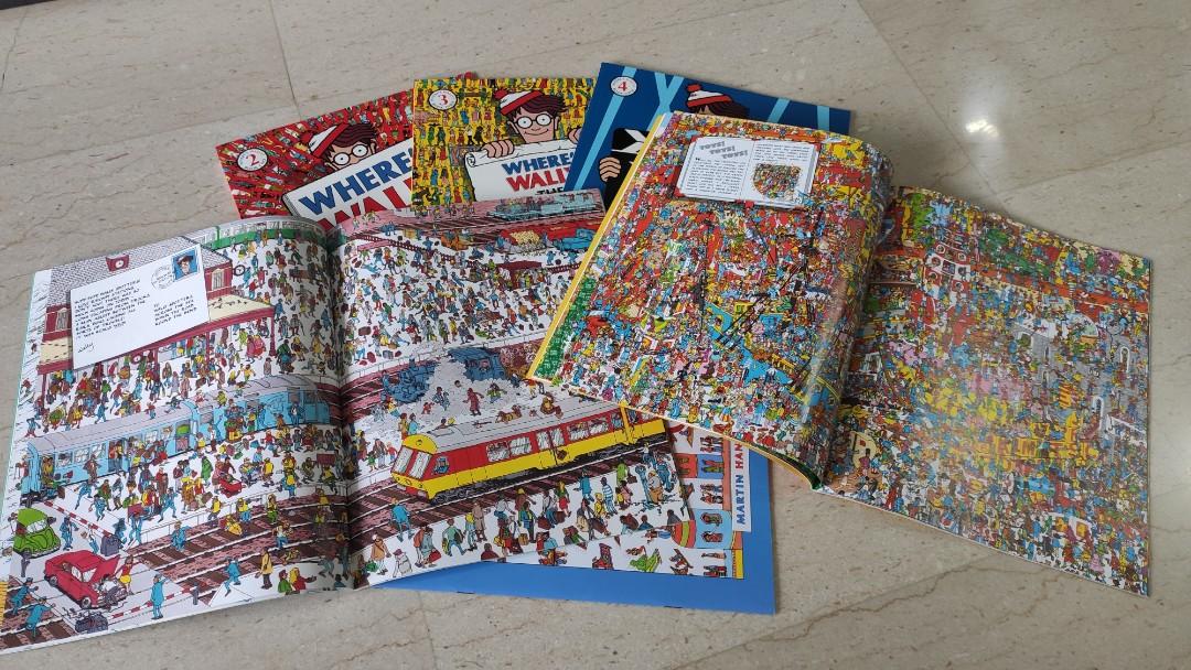 Where's Wally books set of 5, Hobbies & Toys, Books & Magazines ...