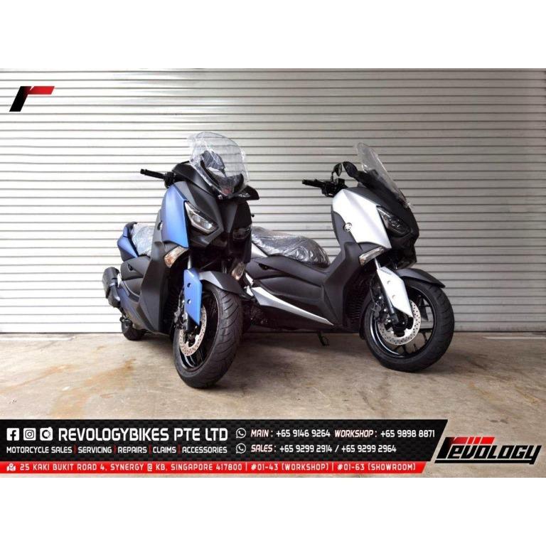 YAMAHA XMAX 250 / 300 MATTE BLUE / SILVER 2020, Motorcycles ...
