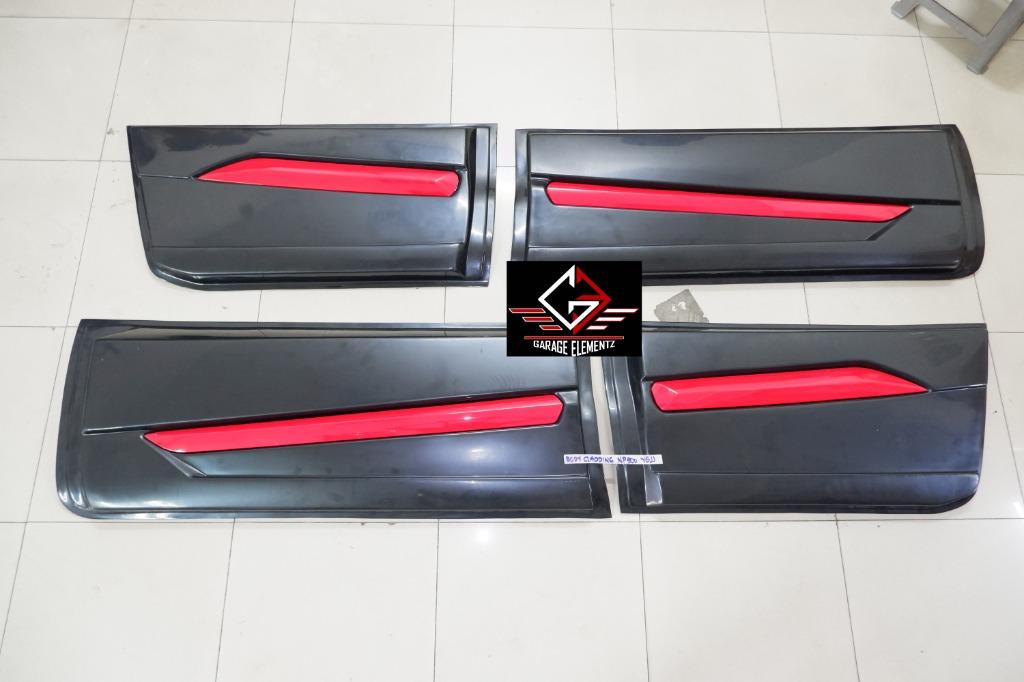 2015 to 2021 Nissan Navara Np300 Body side door cladding protector ...