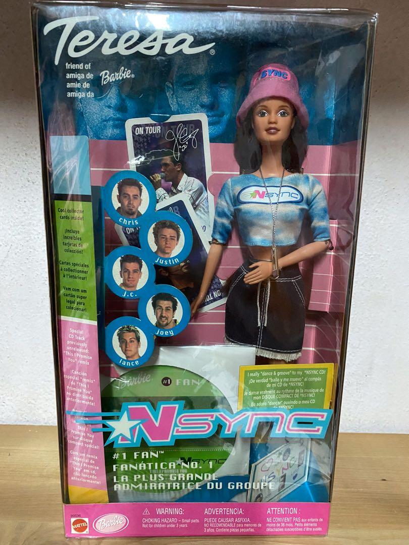 Mattel 50536 NSYNC Friend of Barbie Theresa Doll with CD and Cute ...