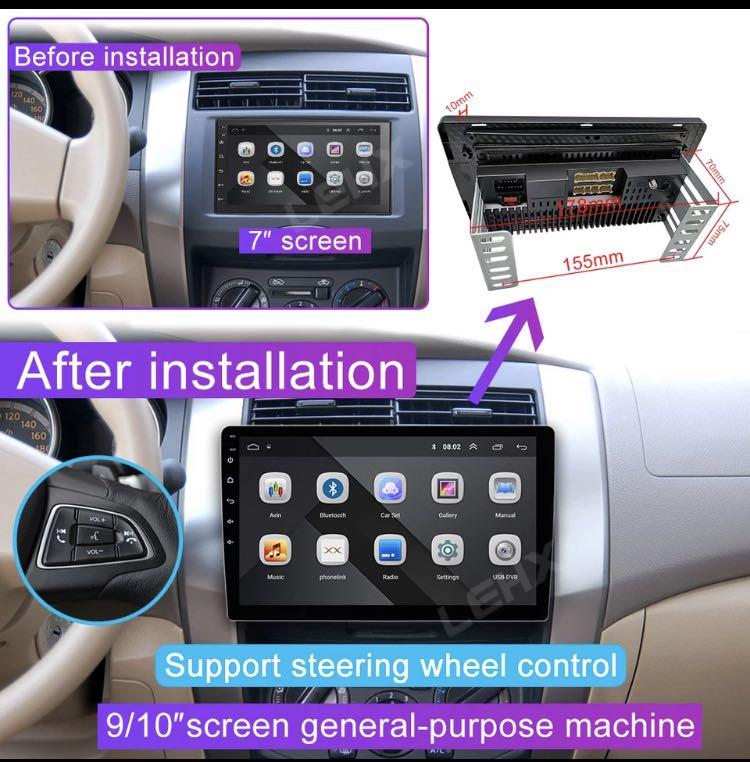 9inch or 10 inch car head unit for Volkswagen Nissan Hyundai Kia toyota ...