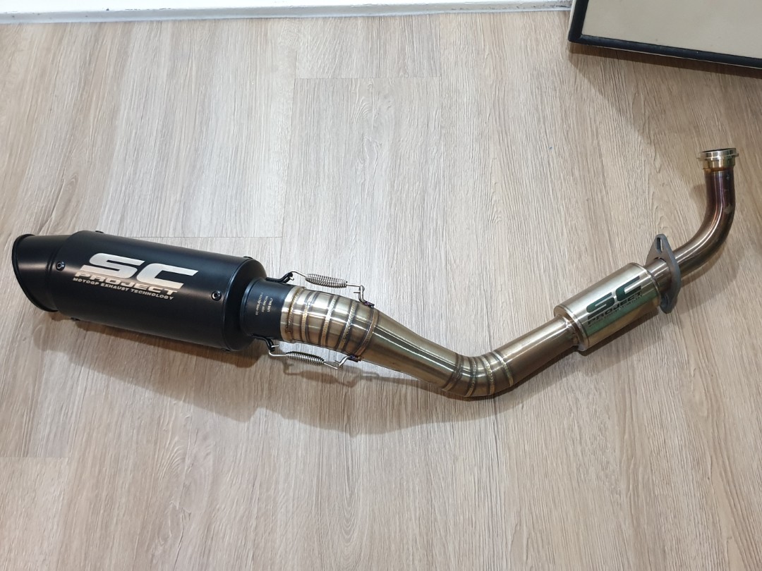 Aerox Exhaust Pipe, Motorcycles, Motorcycle Accessories on Carousell