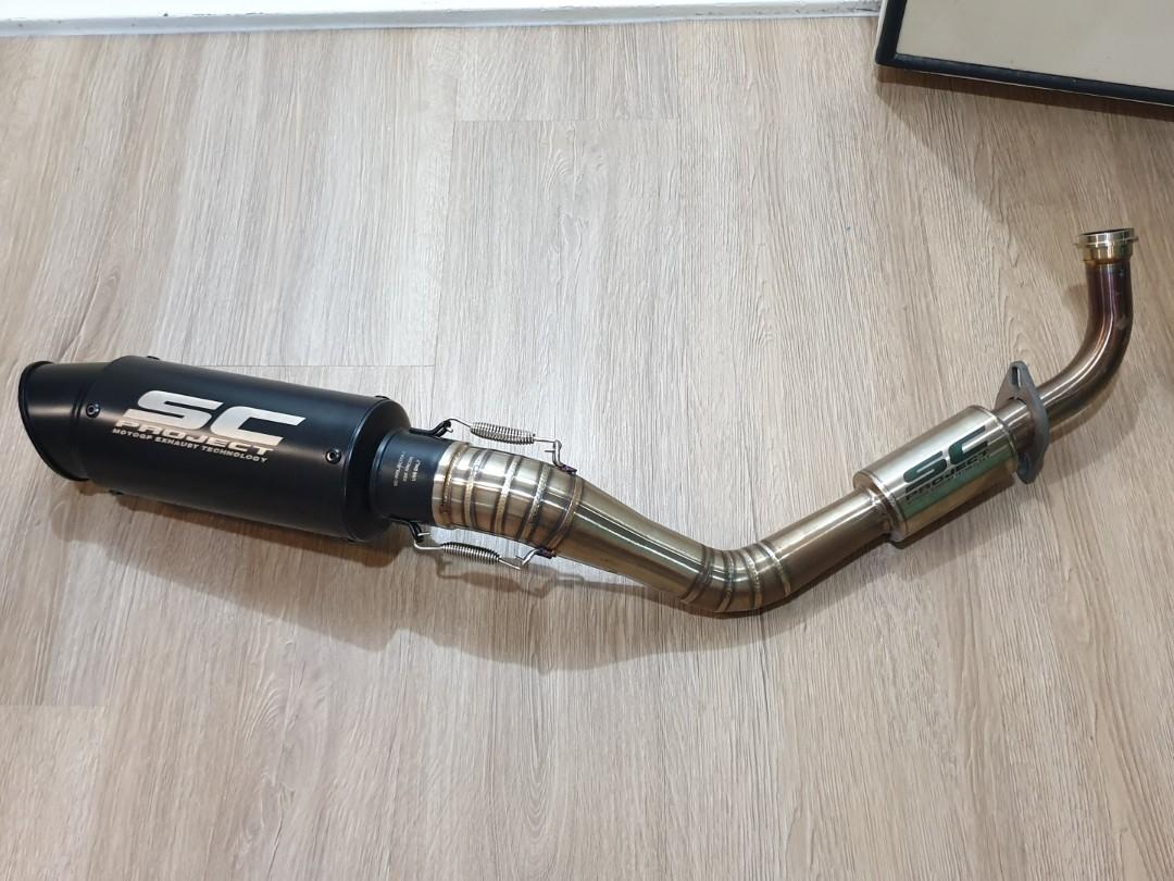 Aerox Exhaust Pipe, Motorcycles, Motorcycle Accessories on Carousell