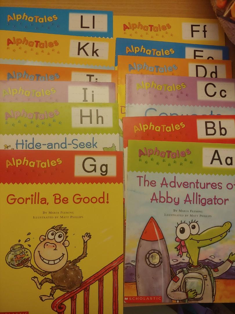 AlphaTales Learning ABCs story book, 興趣及遊戲, 書本 & 文具, 小朋友書 - Carousell