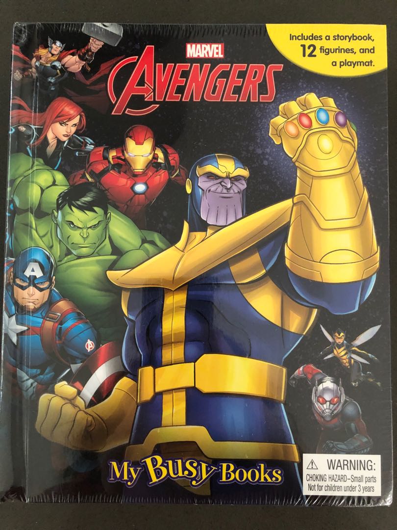 Avengers busy book, Hobbies & Toys, Books & Magazines, Children's Books ...