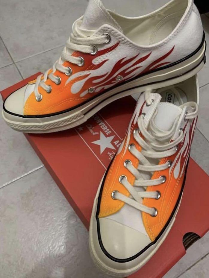 Converse chuck 70 flame, Men's Fashion, Footwear, Sneakers on Carousell