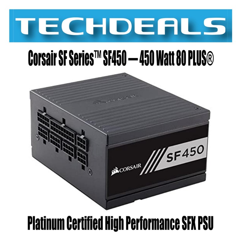 Corsair SF Series SF450 - 450 Watt 80 PLUS Platinum Certified High ...