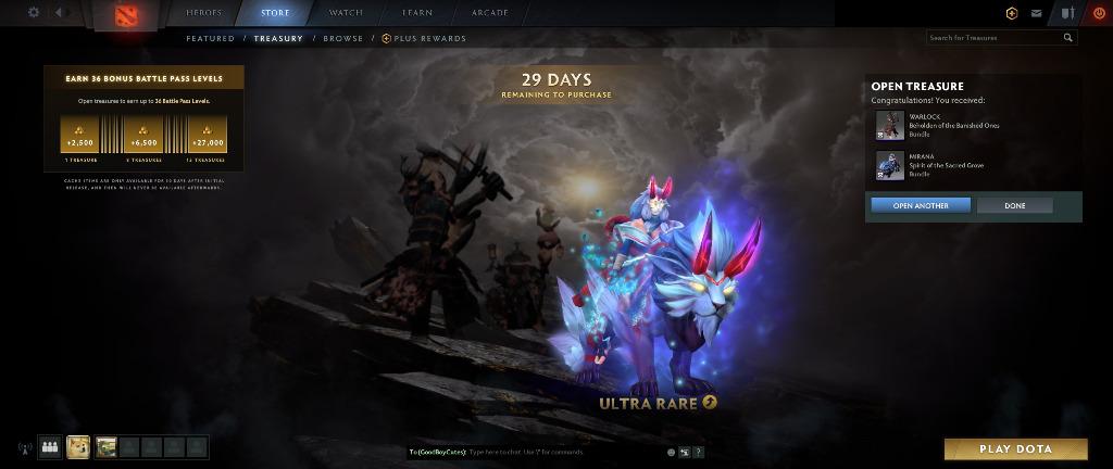 Dota 2 TI10 Collector's Cache, Video Gaming, Gaming Accessories, Game ...