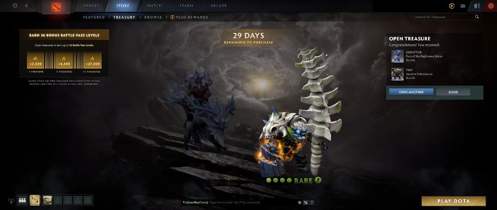 Dota 2 TI10 Collector's Cache, Video Gaming, Gaming Accessories, Game ...