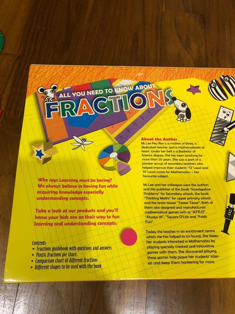 Fractions for primary level, Hobbies & Toys, Books & Magazines ...