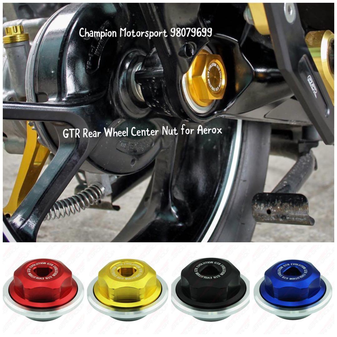 GTR Rear Wheel Center Nut Cover for Aerox NVX155, Car Accessories ...