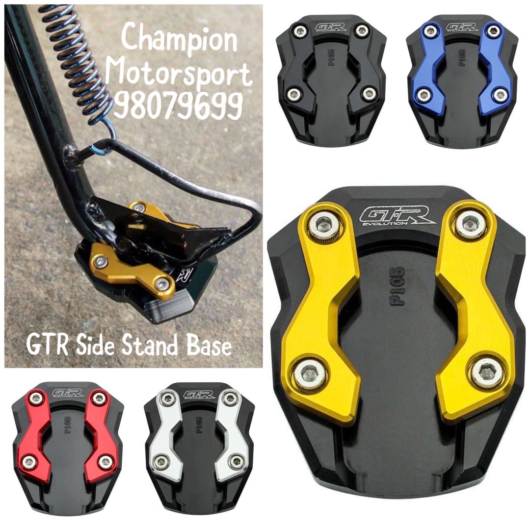 GTR Side Stand Base for Aerox NVX155, Motorcycles, Motorcycle ...