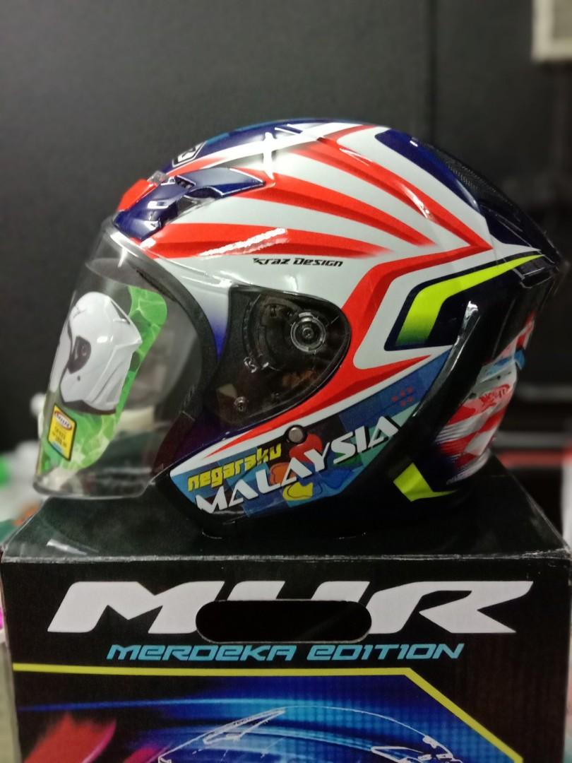 Helmet mhr merdeka limited edition, Auto Accessories on Carousell